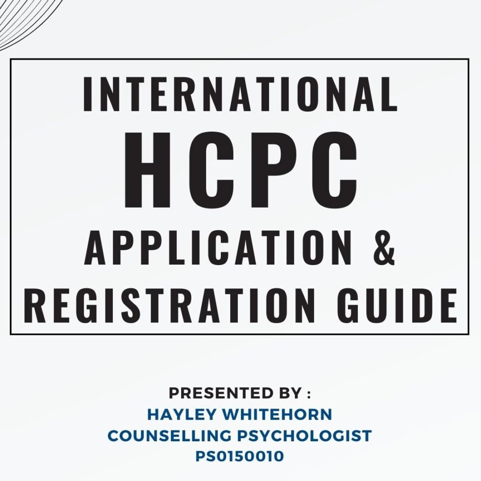International HCPC Application & Registration Guide by Hayley Whitehorn ...